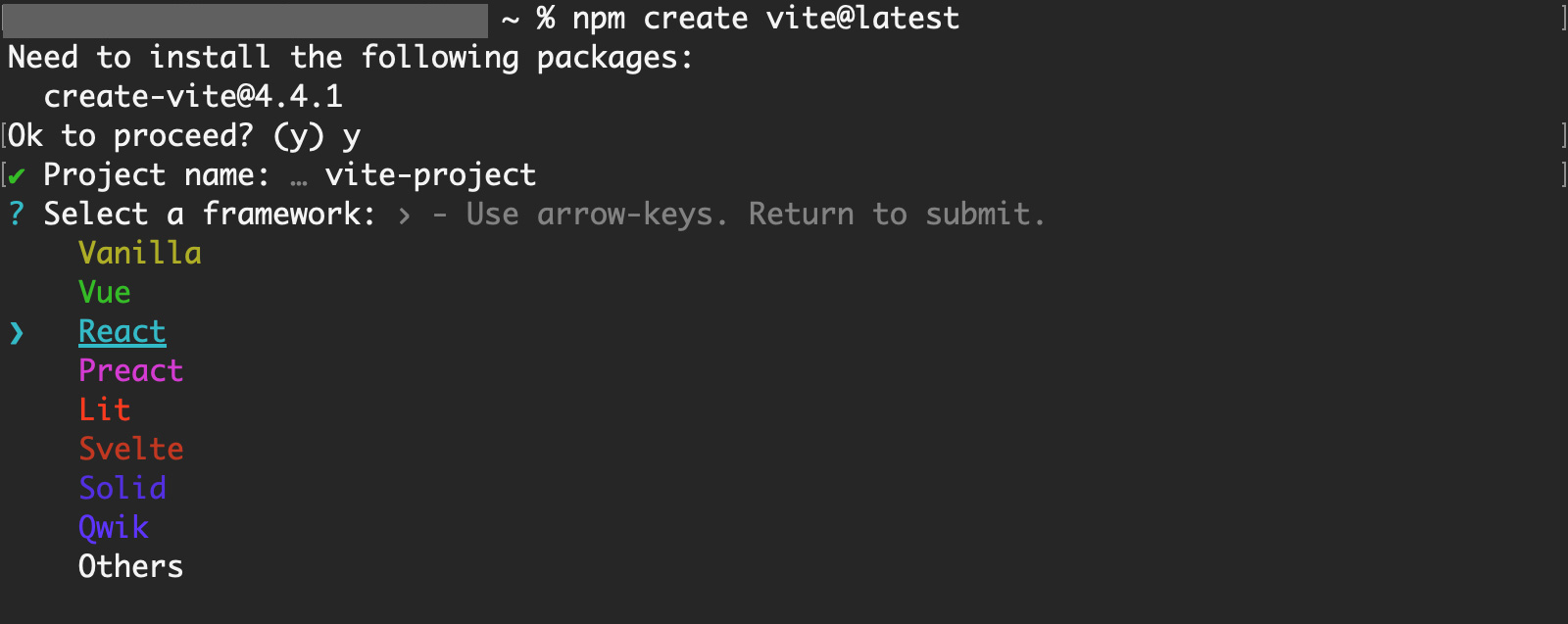 ViteでReactの環境構築 | Code Memorandum